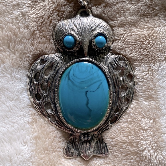Jewelry | Vintage Turquoise Owl Necklace | Poshmark